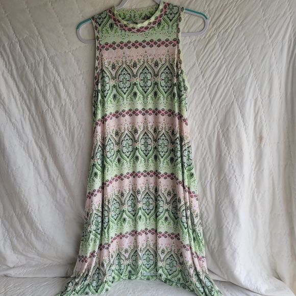 Cato | Dresses | Cato Womens Large Sheath Mixed Print Midi Sleeveless ...